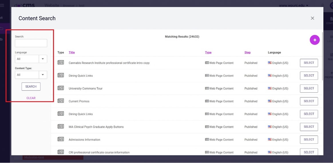How to Edit Your Website in dotCMS | William Paterson University